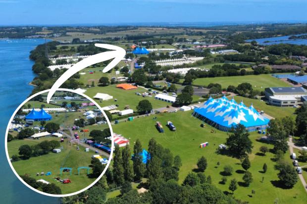 New drone photos reveal huge Isle of Wight Festival 2026 site taking shape