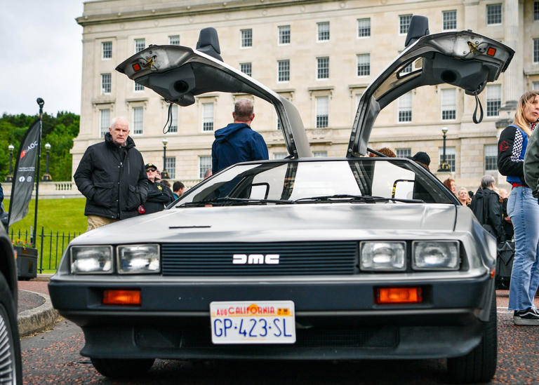 Over 100 DeLoreans gather at Stormont Estate for European festival