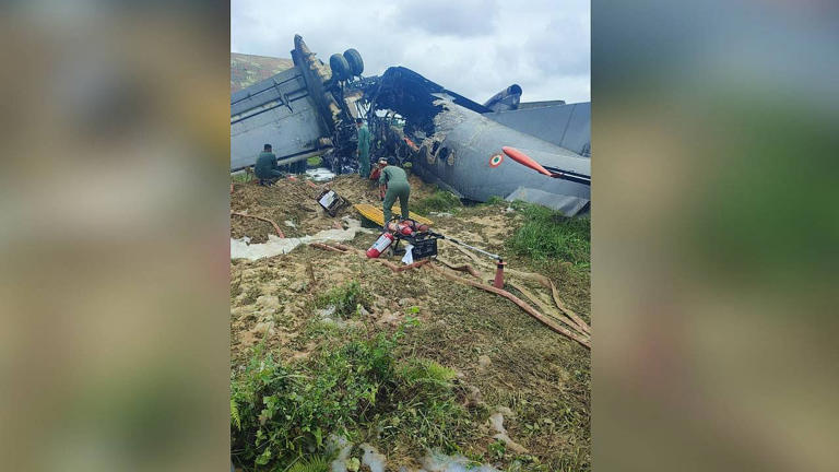 IAF transport aircraft crash in Assam's Jorhat airbase draws back ...