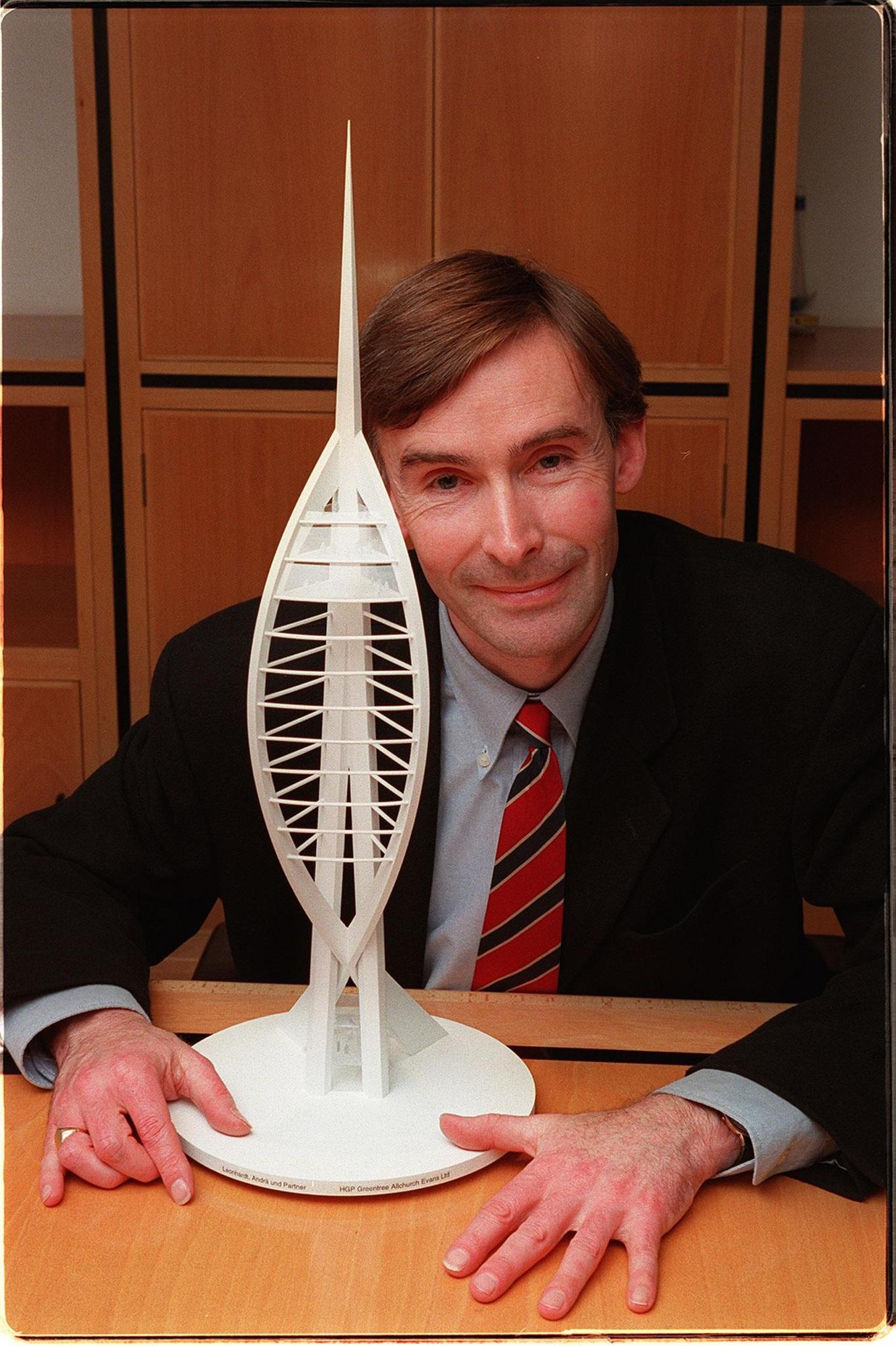 Rare pictures show building of Portsmouth's iconic Spinnaker Tower