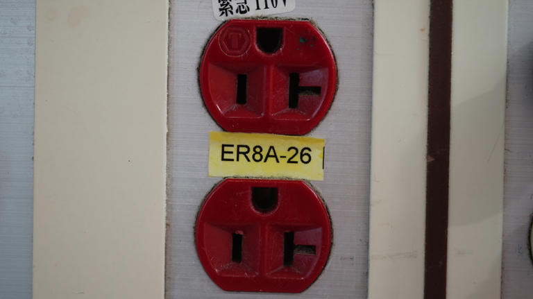 Why some light switches are red in hospitals
