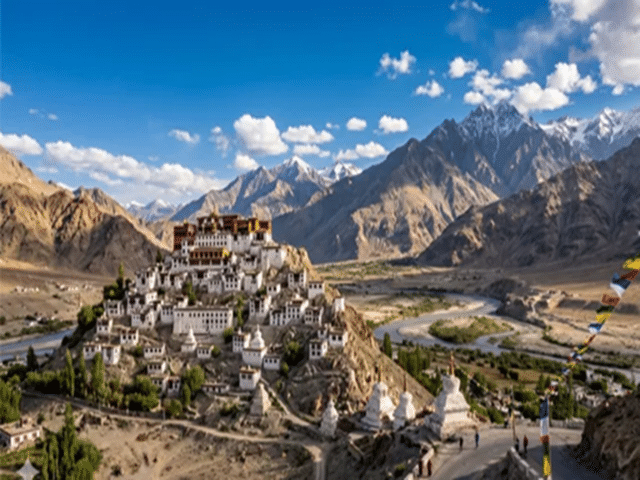 Buddhist monasteries nestled amidst the mountains: Time stands still at ...