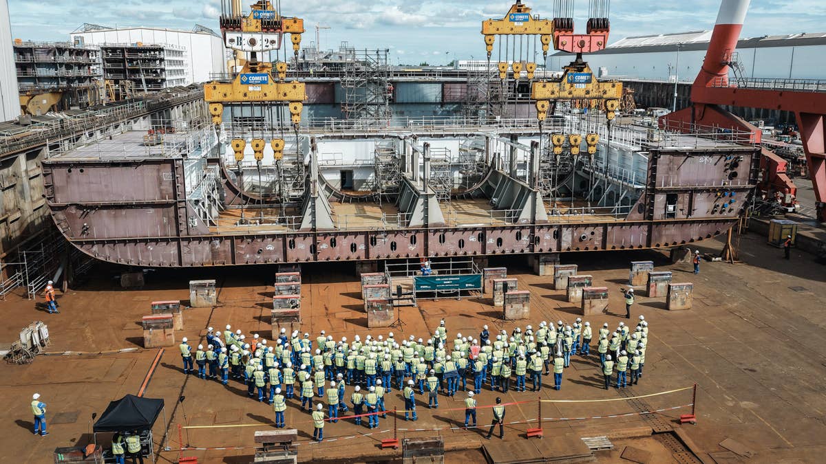 Royal Caribbean begins building follow-up to Utopia of the Seas