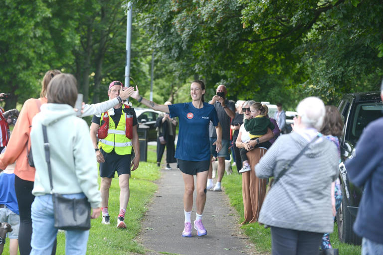 In pictures: Marvellous Mackem Jill Scott completes her 388-mile Sports ...