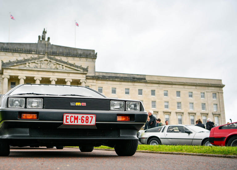 Over 100 DeLoreans gather at Stormont Estate for European festival