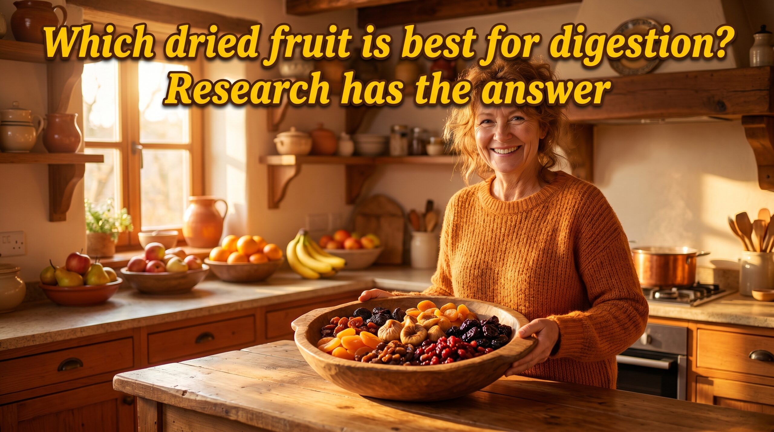 Which dried fruit is best for digestion? Research has the answer