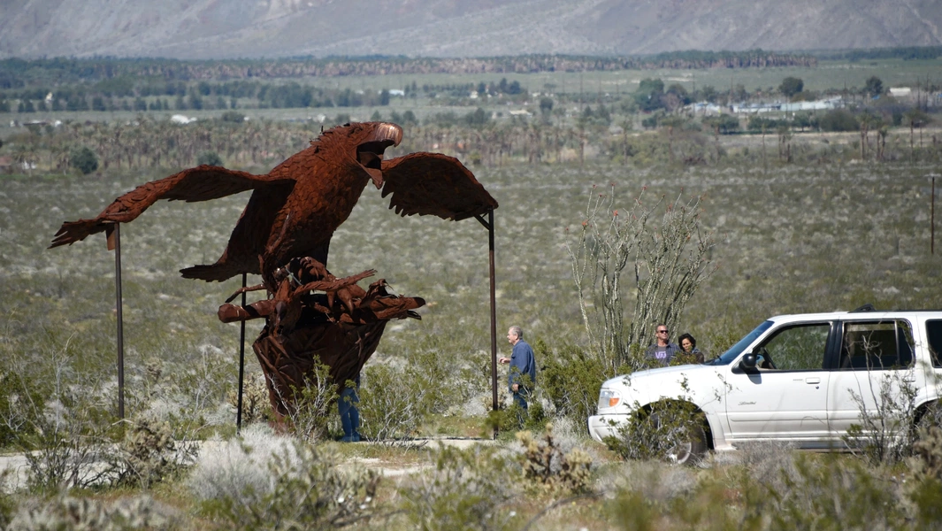 Exploring Anza-Borrego's oases, sculptures, and desert wonders