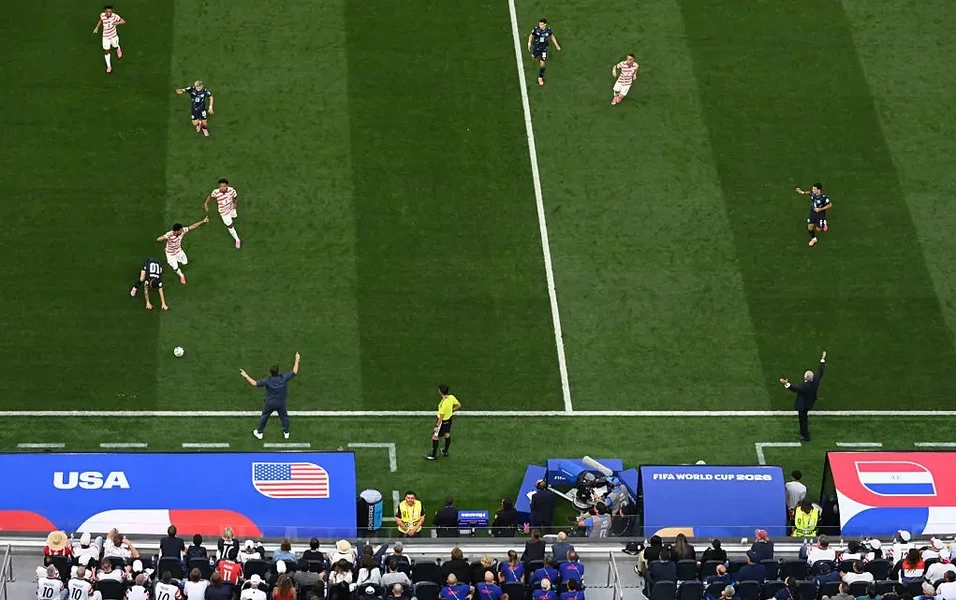 Security halts failed pitch invasion at USA World Cup opener