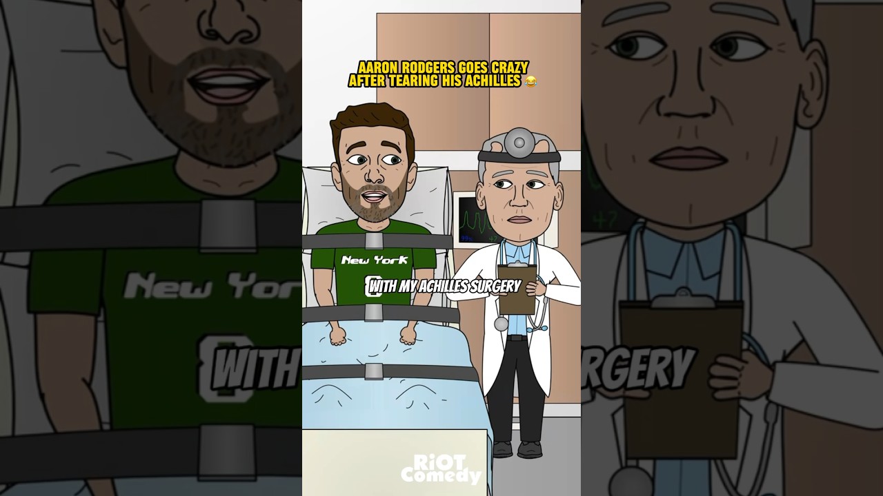 Aaron Rodgers goes crazy after tearing his Achilles 😂