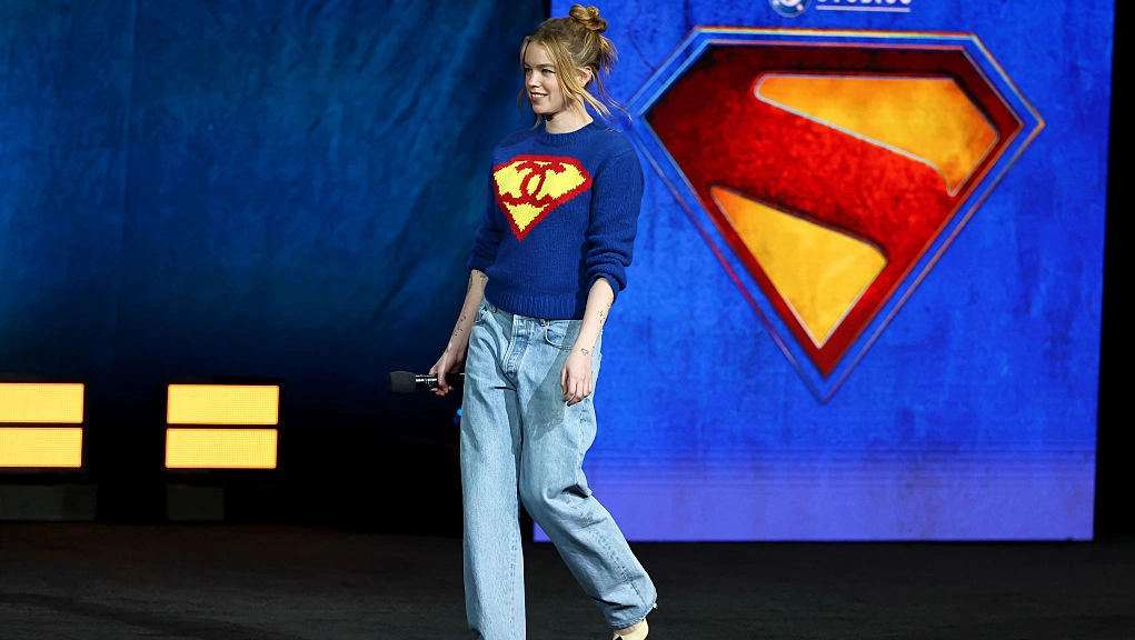 Supergirl cape uses original Christopher Reeve Superman fabric
