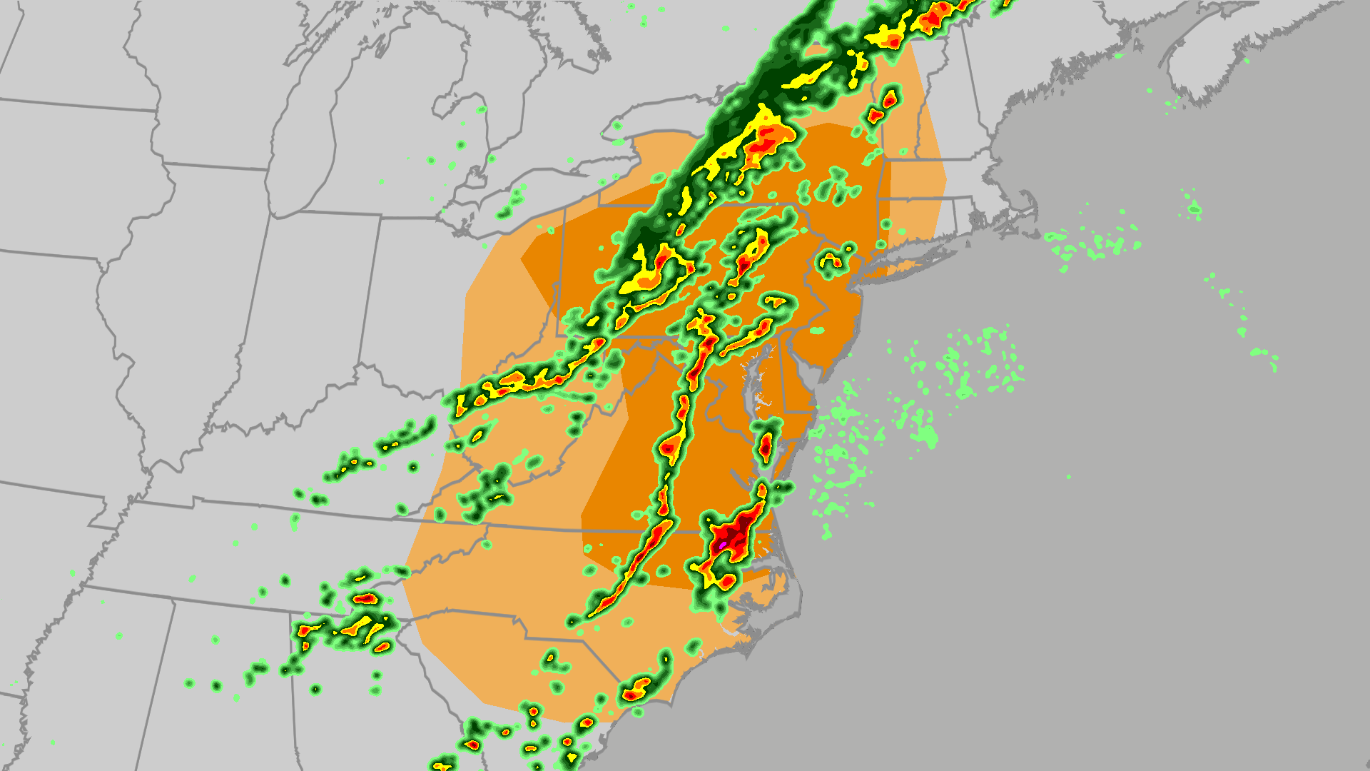 Severe storms take aim at northeast again on Sunday