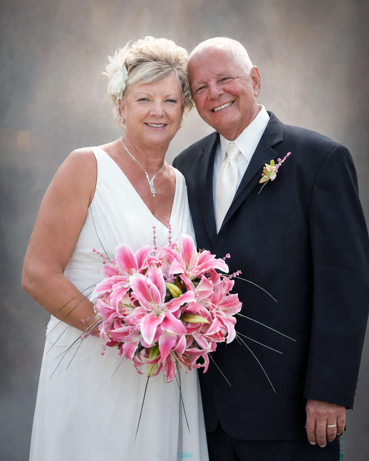 Randy and Debbie Pence Johnson celebrating their wedding anniversary