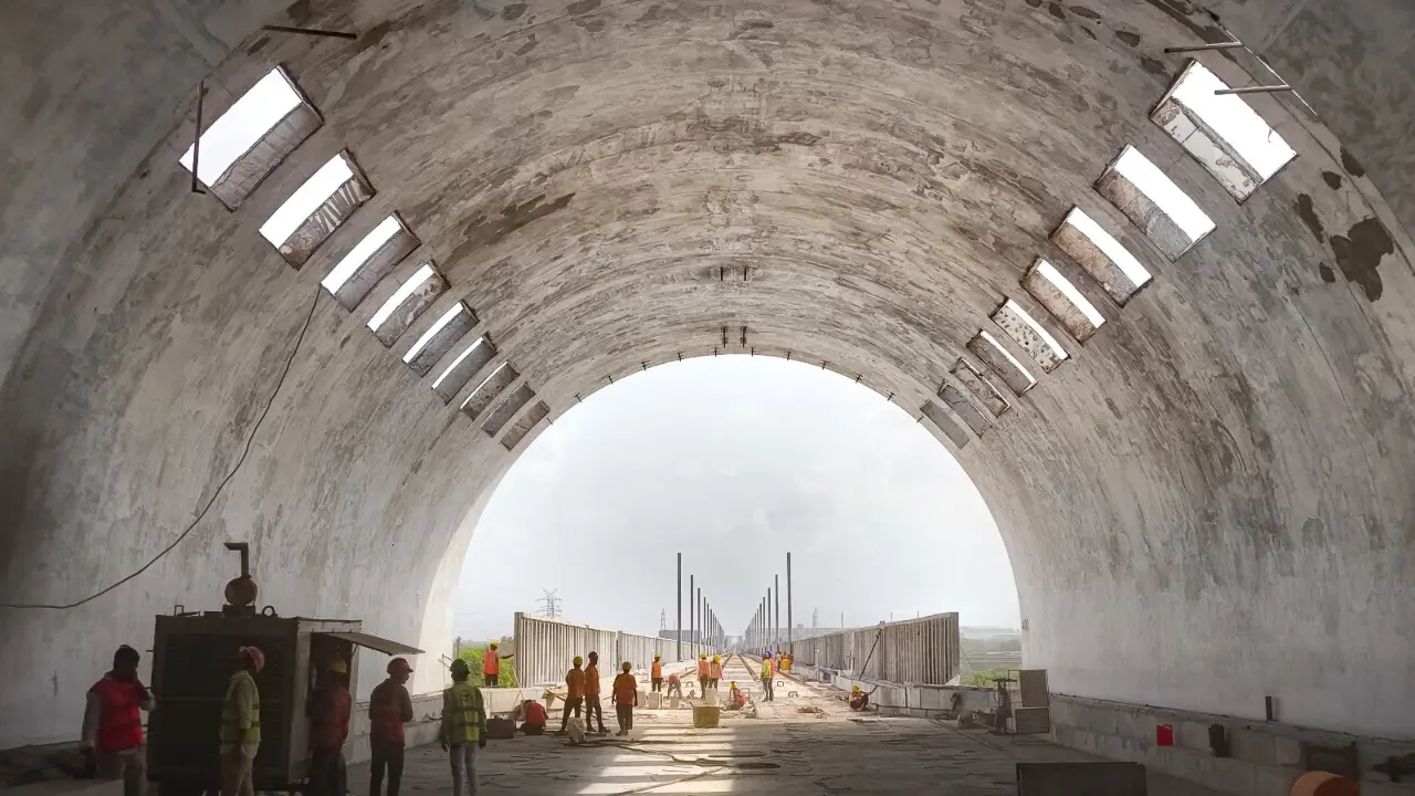 Bullet Train Project introduces India's first tunnel hood technology