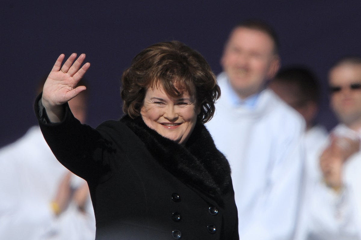 Susan Boyle issues rallying cry to Scotland football team