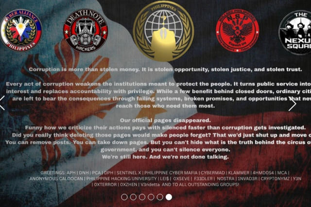 House website defaced by hackers