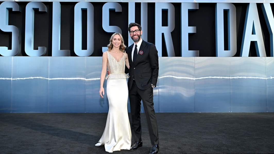 Emily Blunt's striking 'Disclosure Day' premiere style