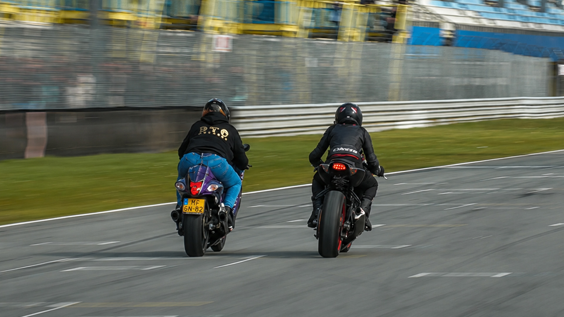 Suzuki GSX-R faces the legendary Suzuki Hayabusa in drag race