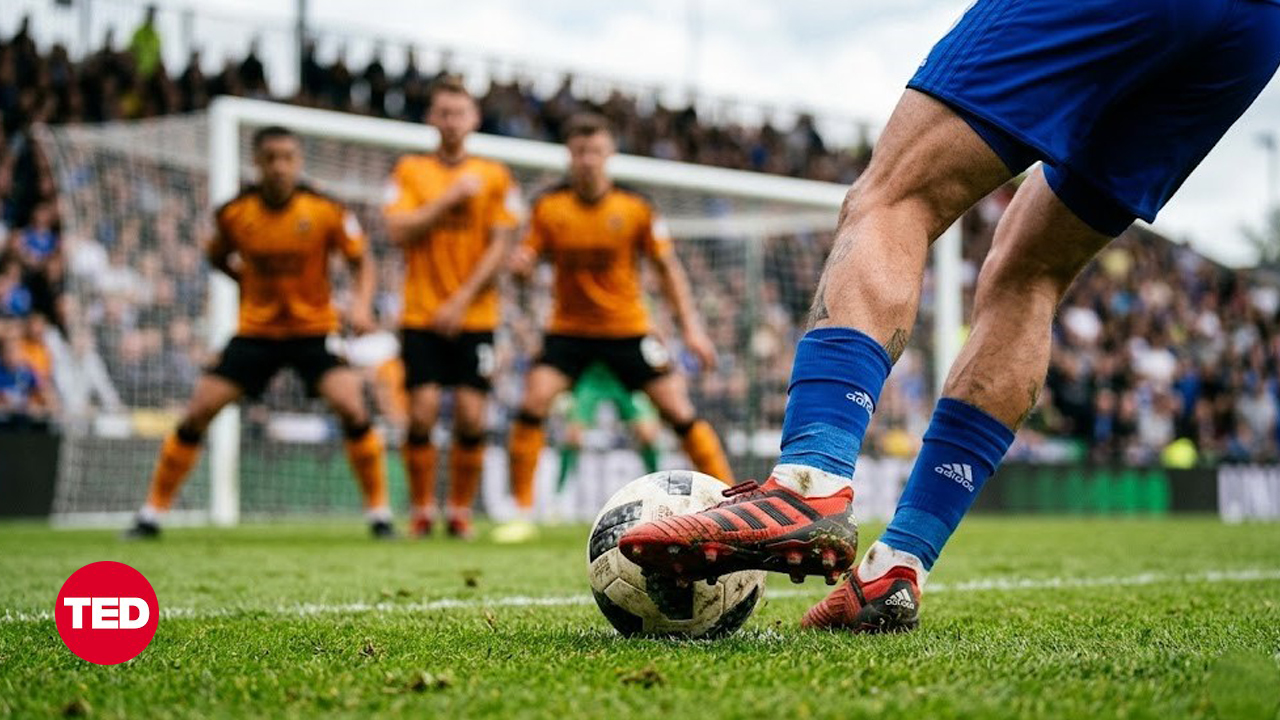 One kick, 35 meters, 11 defenders - then he scored one of football's ...