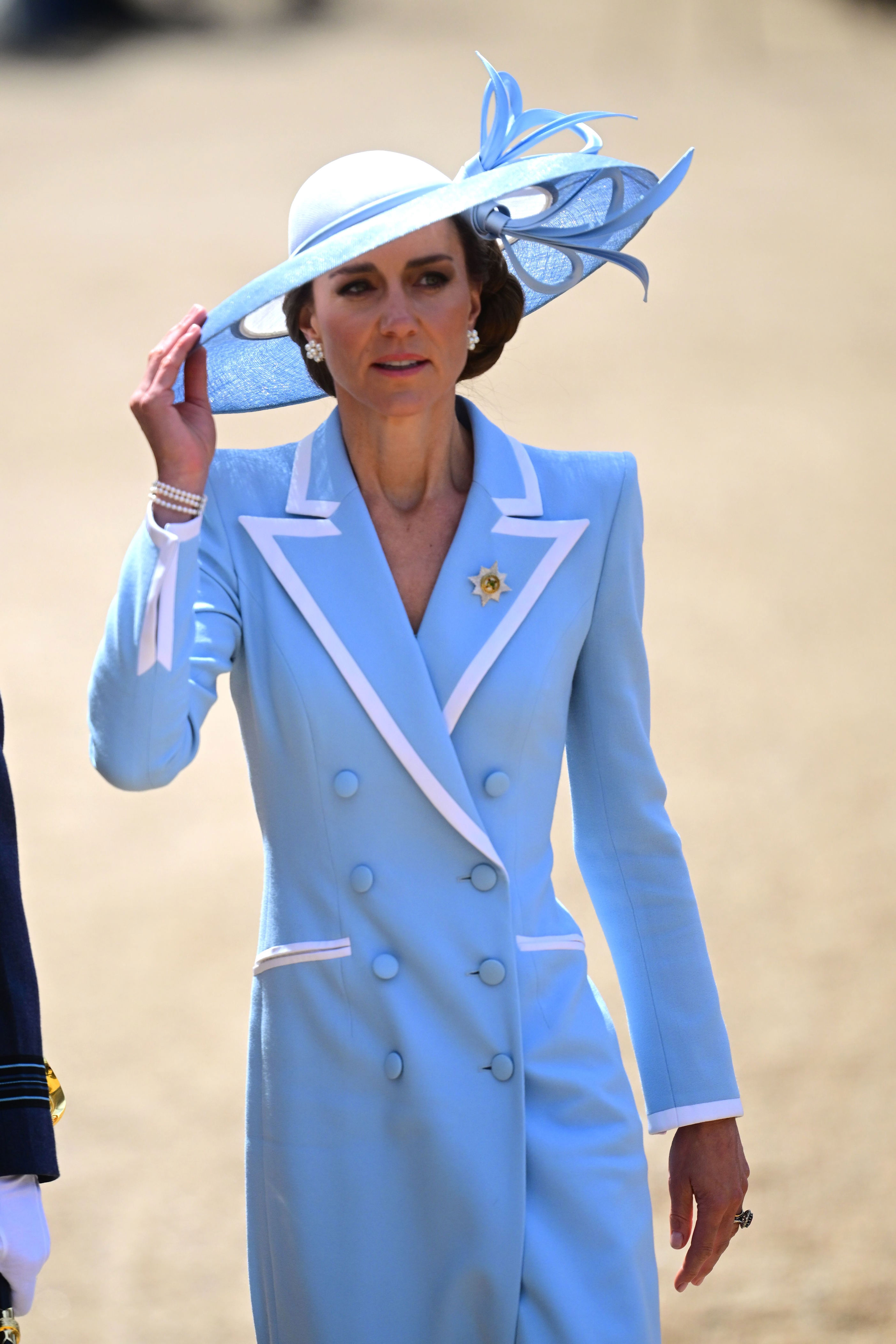 Kate Middleton goes head-to-toe in powder blue at Trooping the Colour 2026