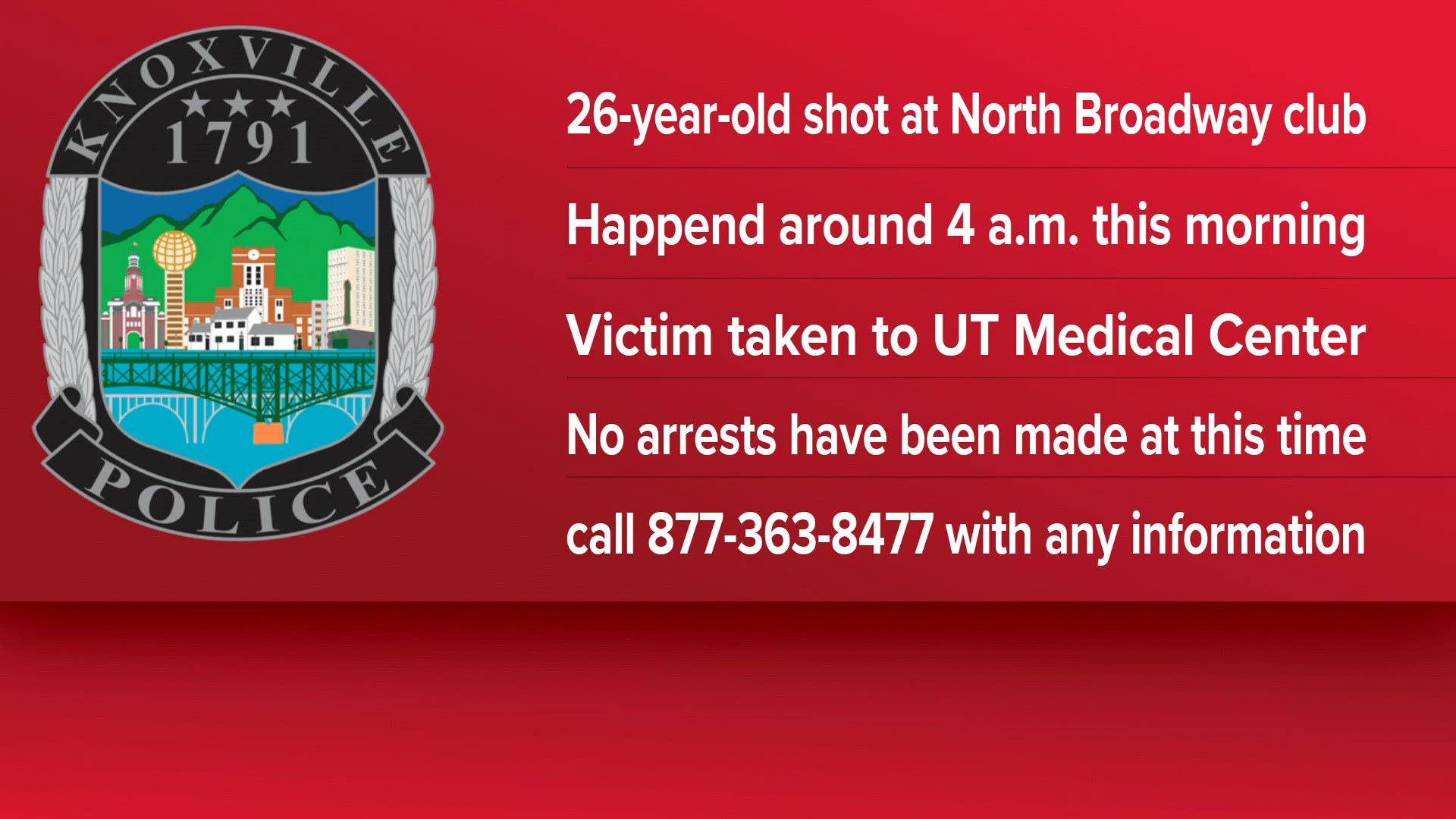 One man shot at after-hours club, KPD says