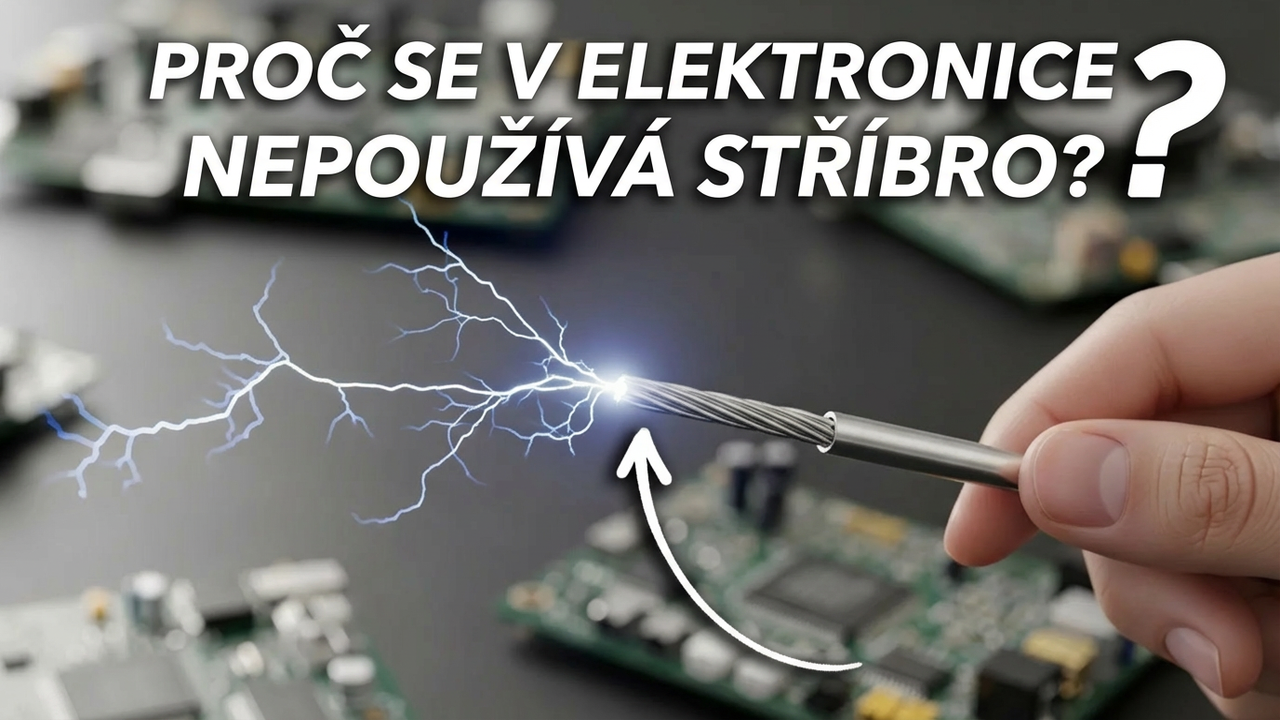 Proč se v elektronice místo stříbra používá zlato, když lépe vede ...