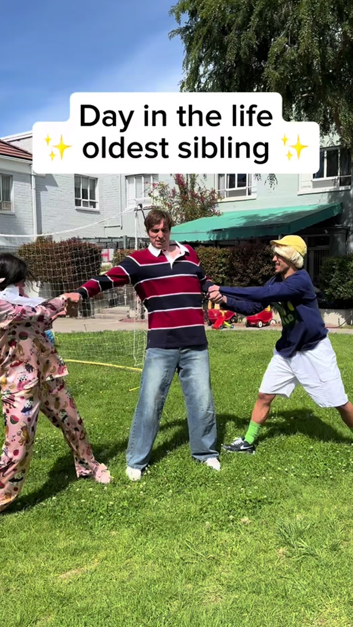 Oldest sibling pressure drives a relatable family comedy scene