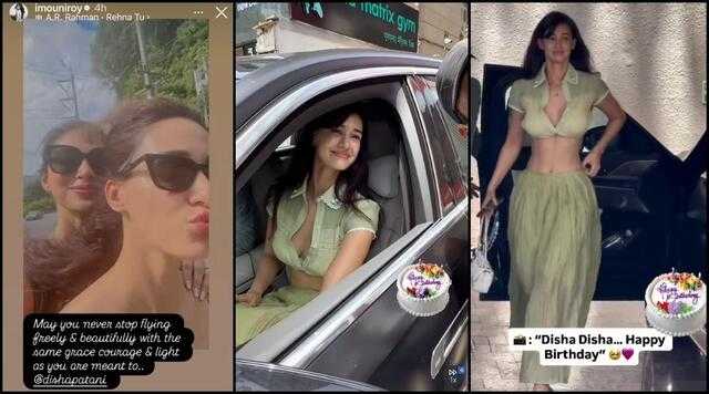 Disha Patani turns 34; flaunts abs in mint green bralette, celebrates ...