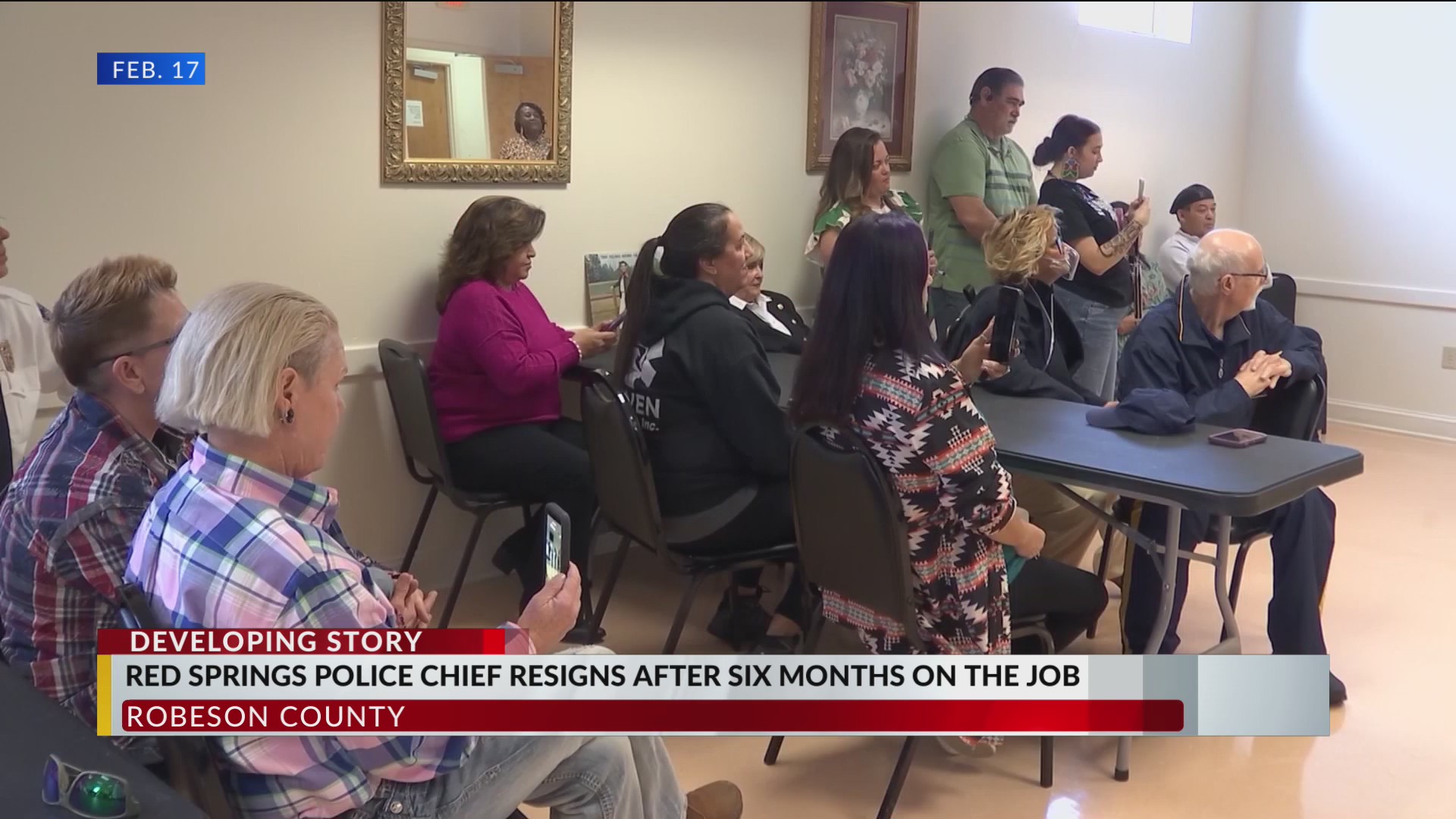 Red Springs police chief resigns