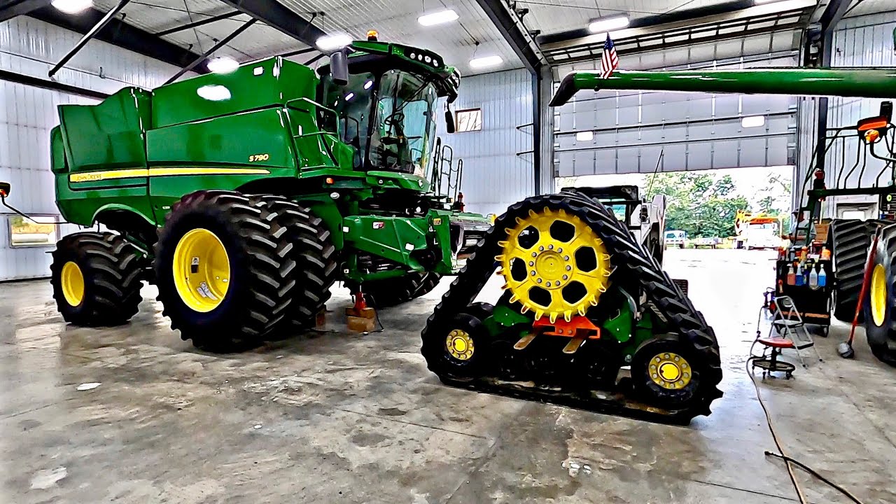 Putting tracks on this S790 combine became a farm headache