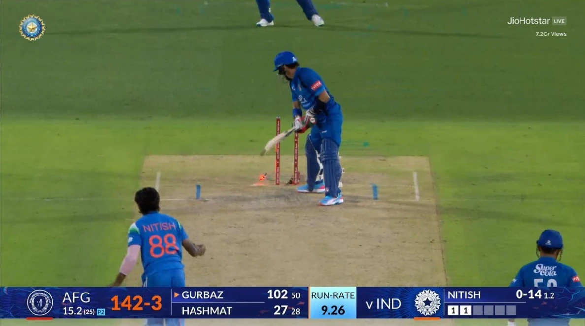 Watch: Nitish Reddy destroys Gurbaz's stumps with a dream yorker after ...