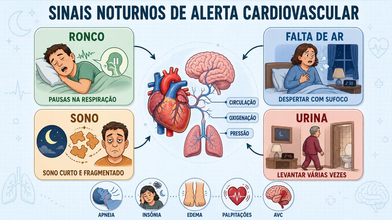 Hábitos noturnos podem ser um sinal inicial silencioso de insuficiência ...