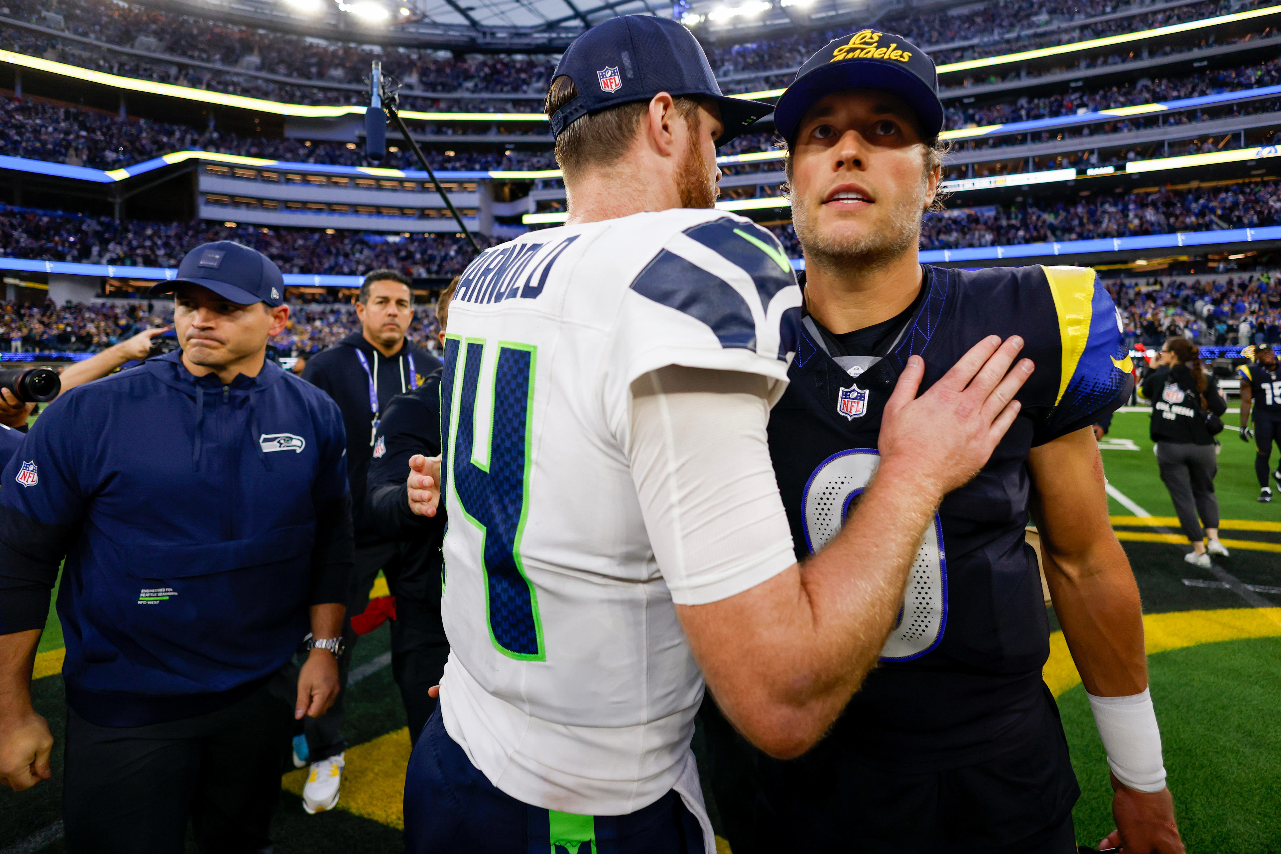 Sam Darnold has 'a ton' of respect for this skill Matthew Stafford ...