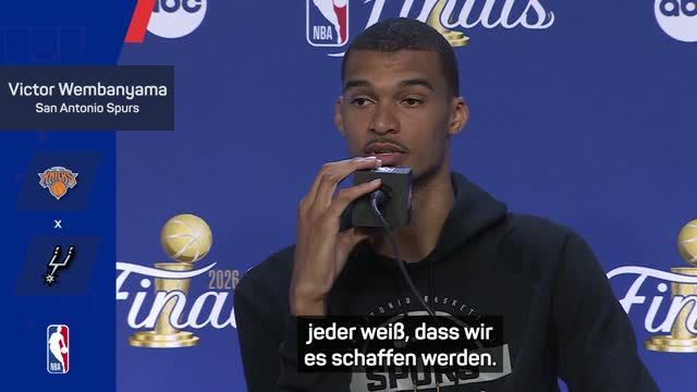 Wembanyama: "Jeder weiß, dass wir es schaffen"