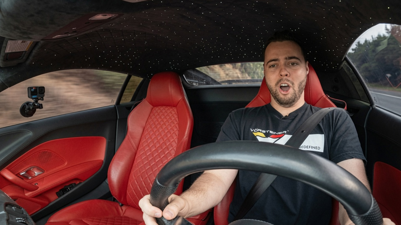 Testing a violent 1000 horsepower twin turbo beast on straightaways