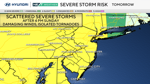 Sunny, pleasant Saturday weather in Philadelphia before severe storm ...