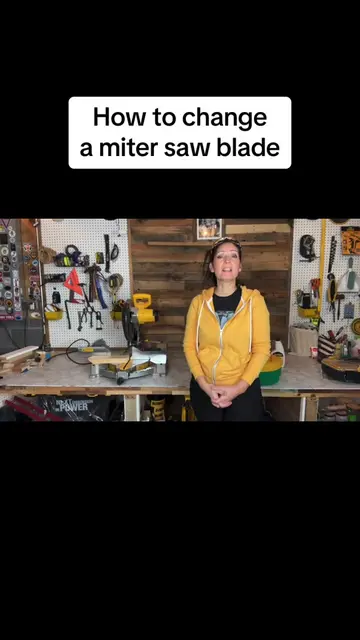 How to change a DeWalt miter saw blade safely