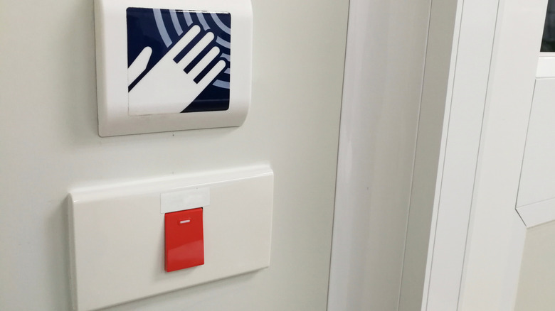 Why some light switches are red in hospitals
