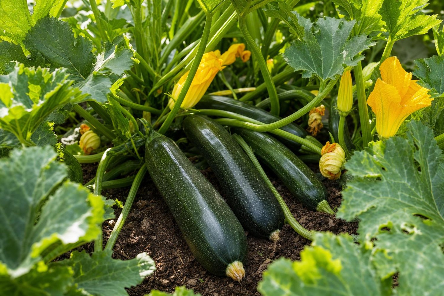 Courgettes : 5 secrets de sol, arrosage et plantes compagnes pour une ...