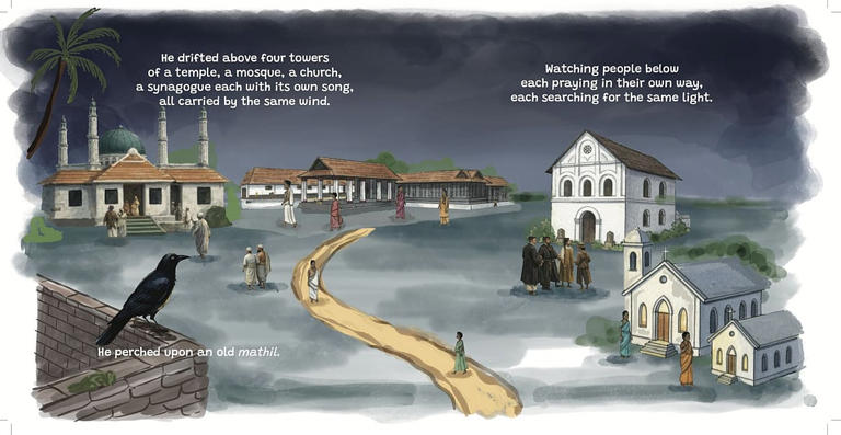 A new children's book takes kids on a flight to Muziris