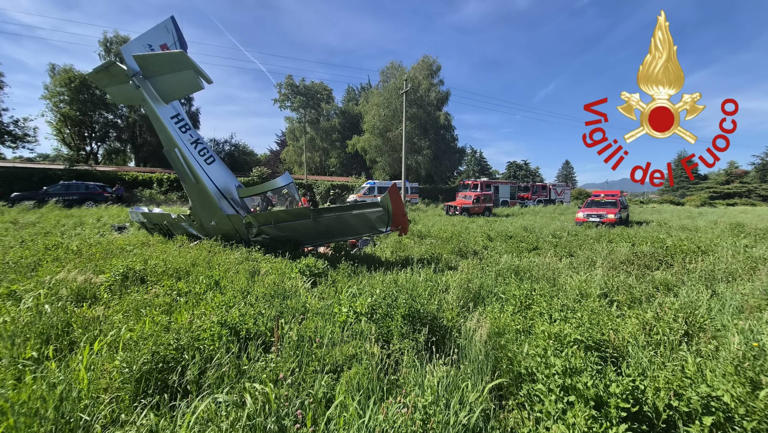Cade aereo da turismo nel Comasco, due feriti gravissimi