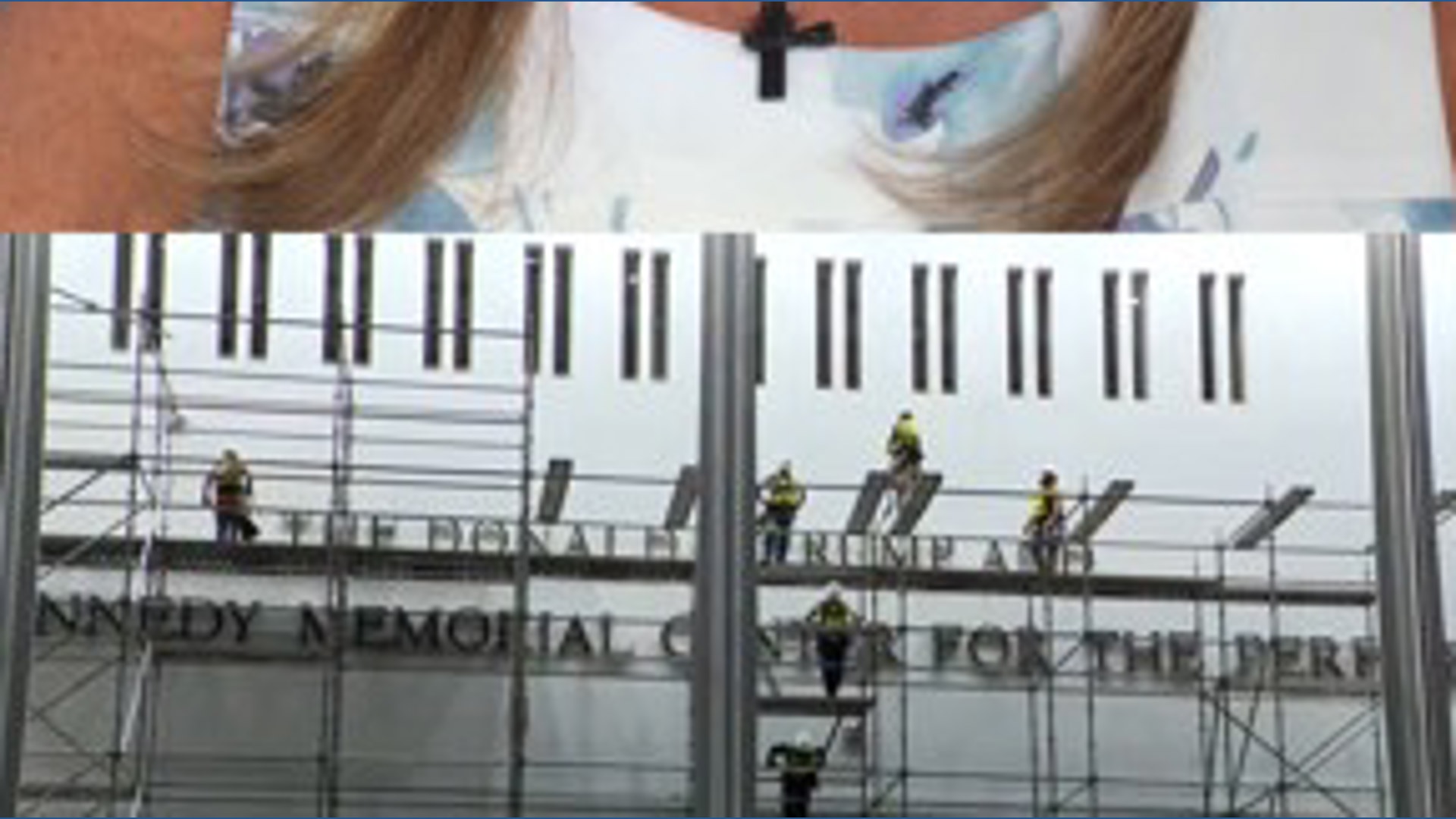 President Trump's name being removed from the Kennedy Center