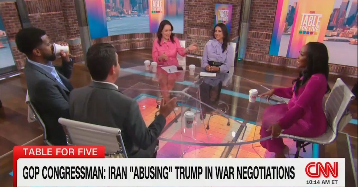 That's not America first! CNN table falls into chaos over conservative ...
