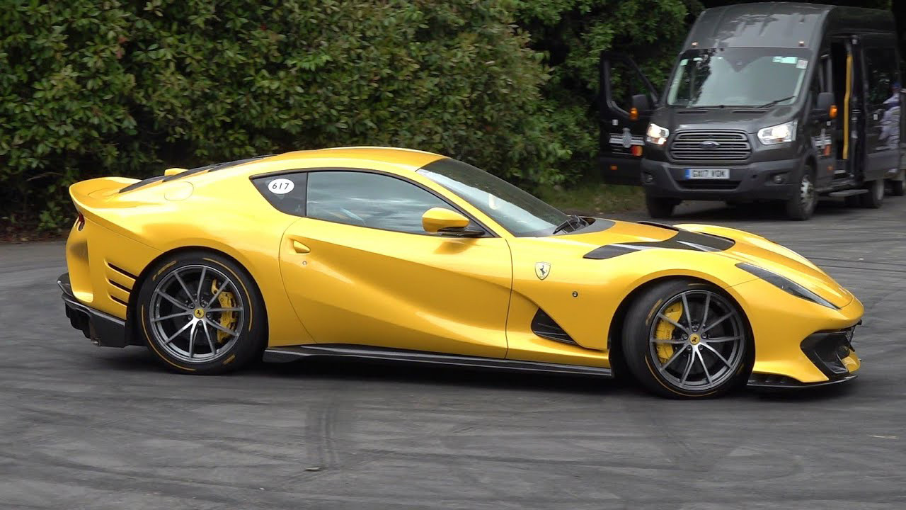 Ferrari 812 Competizione V12 sounds at Goodwood