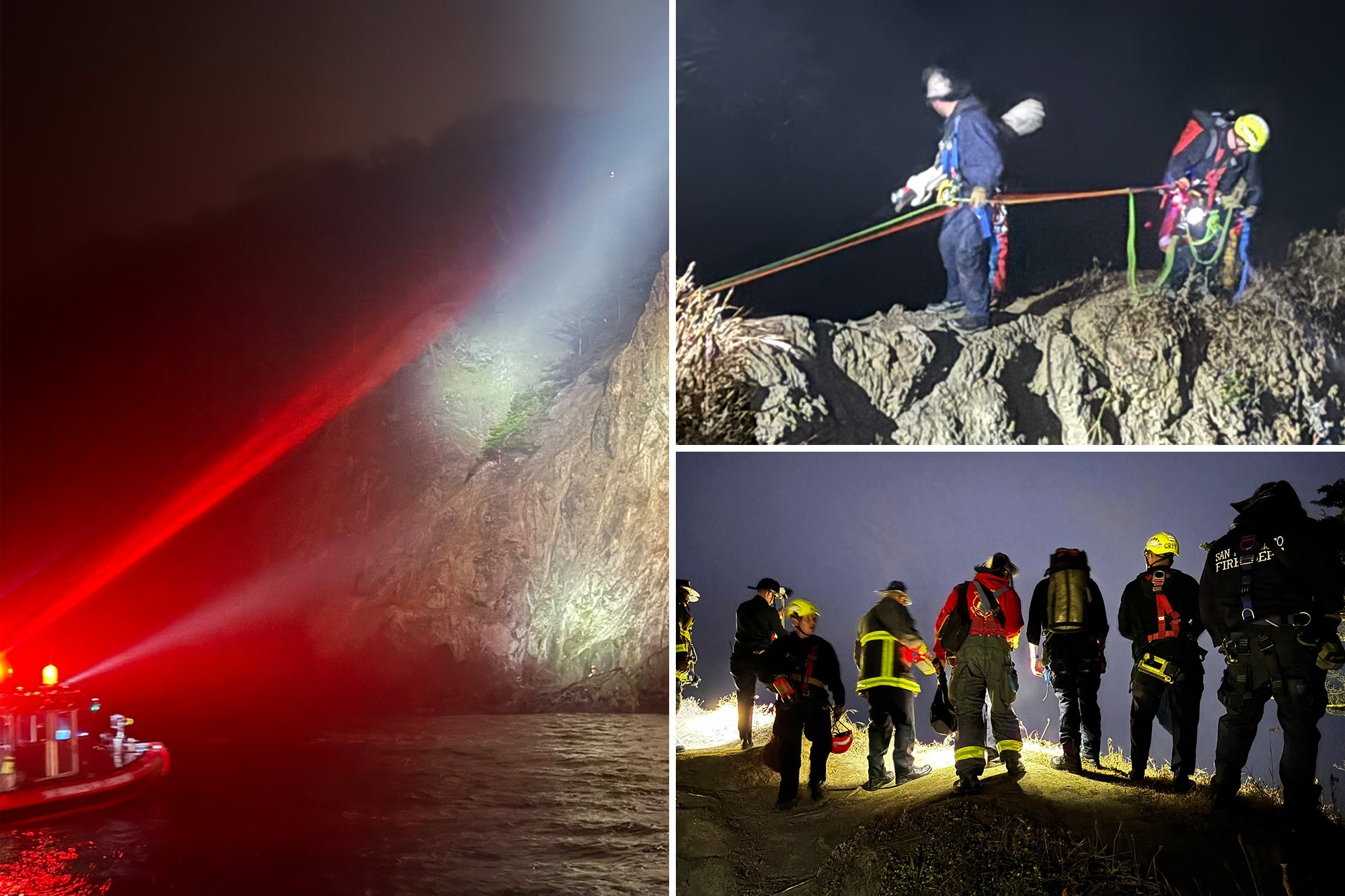 Dramatic moment hiker saved during 7-hour rescue mission on foggy ...
