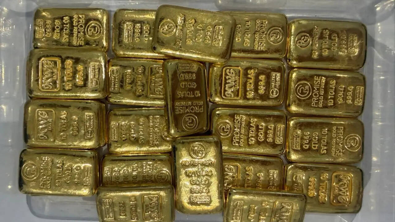 Hidden in lavatory speaker: How customs seize Rs 4.26 crore gold from ...