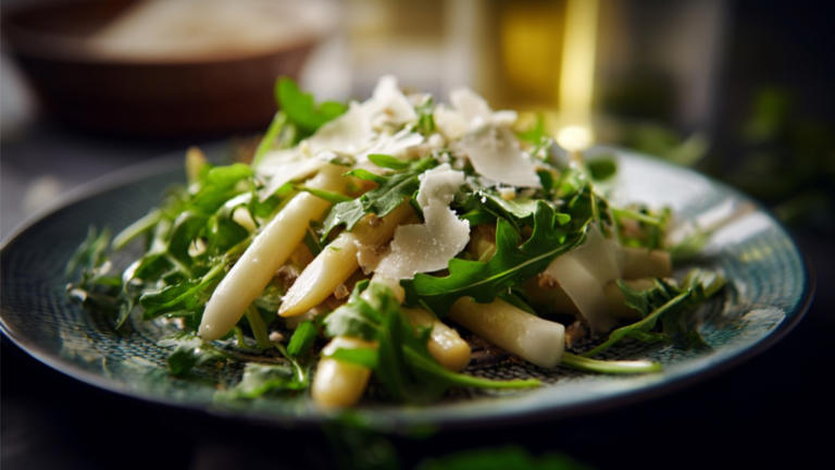 Frisch, würzig, saisonal: Spargelsalat mit Parmesan
