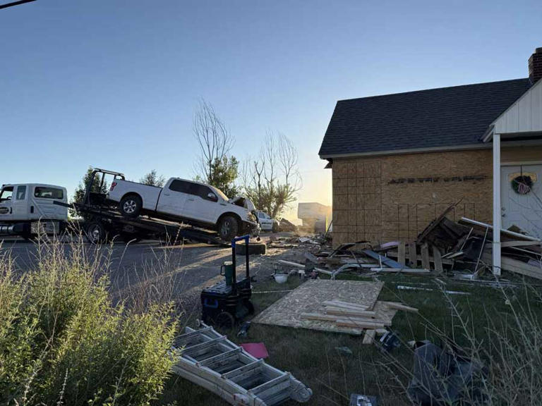 Woman shares experience after truck crashes into northern Utah home