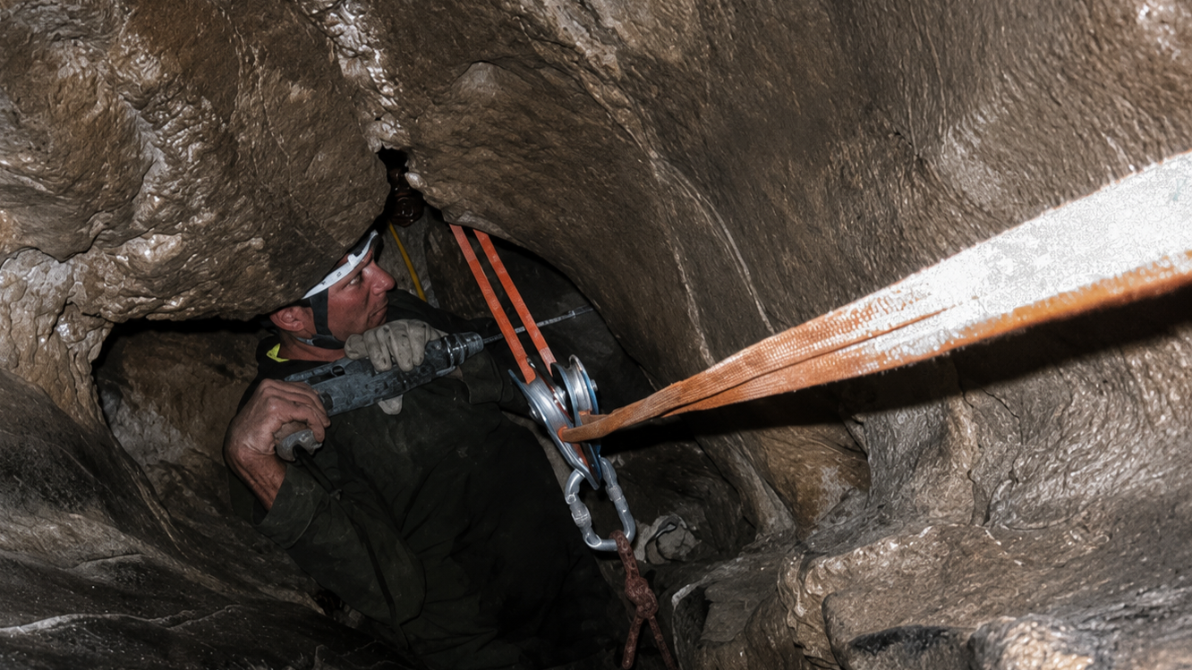 He crawled 240 meters into a cave - then they sealed him inside forever