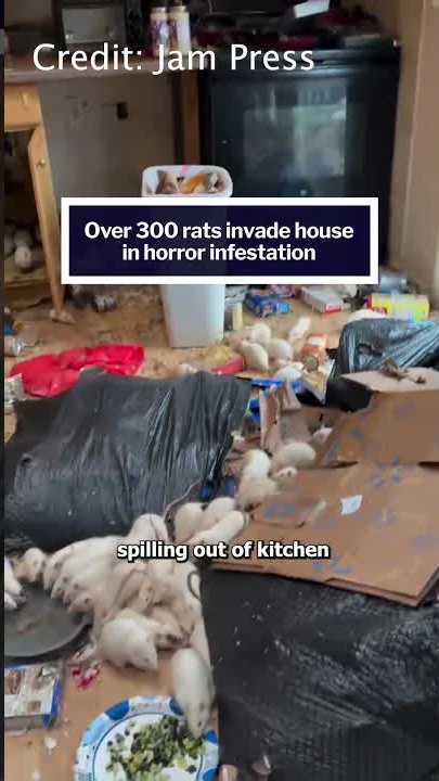 Over 300 rats invade house in horror infestation
