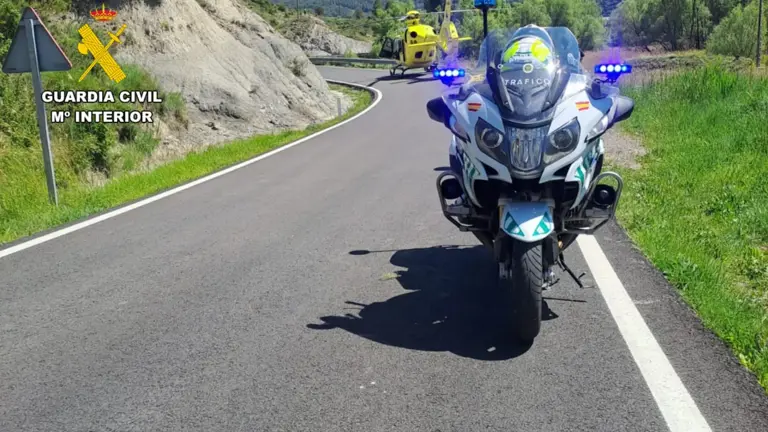 Herido grave un ciclista en una carretera de Huesca al chocar con un ...